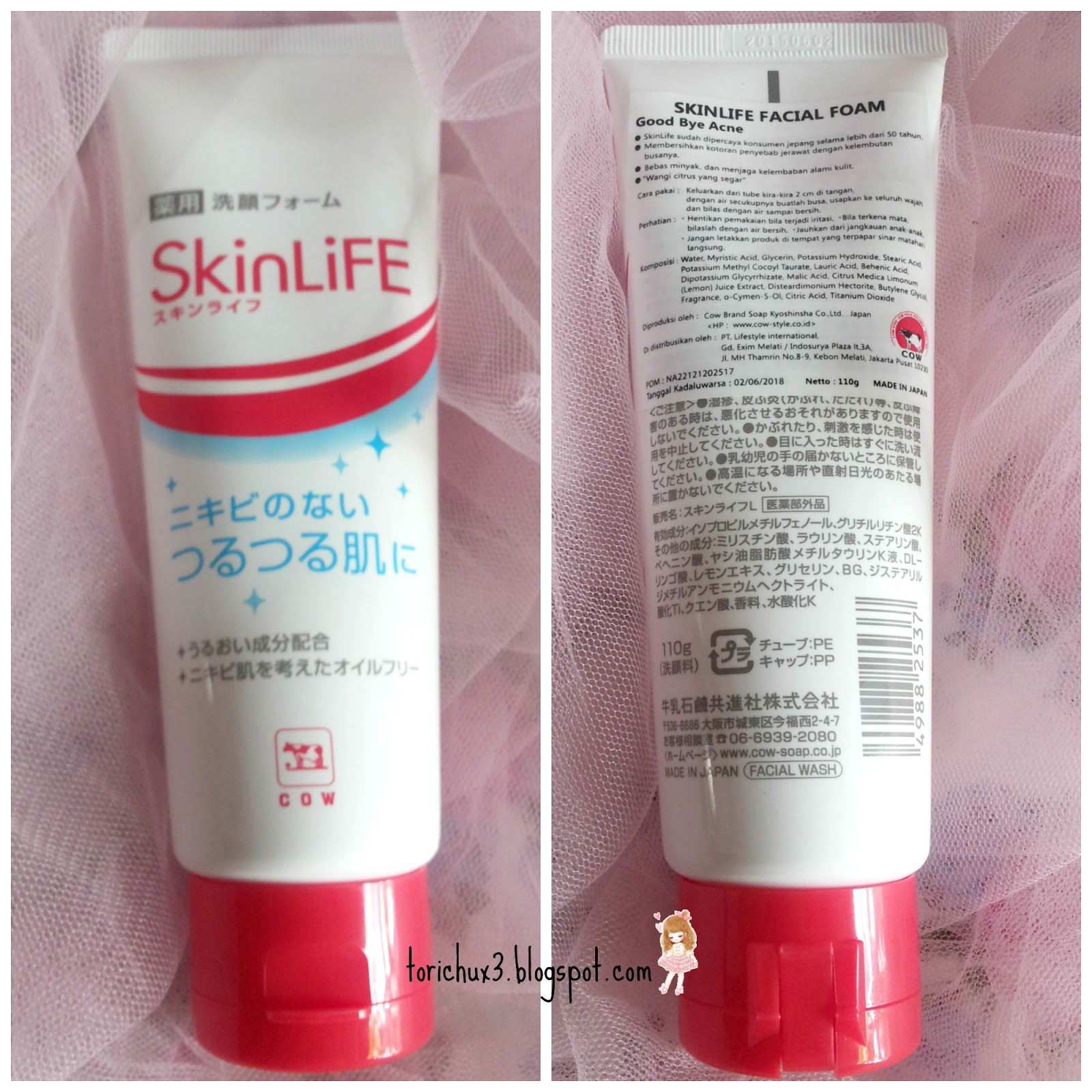 Tori Chu: [ REVIEW ] : COWSTYLE SKINLIFE FACIAL FOAM & SKINLIFE FACE ...