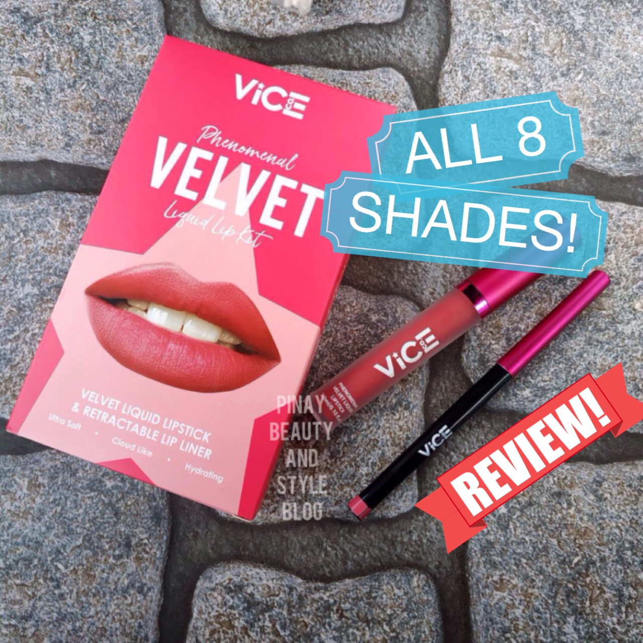 Vice Cosmetics Velvet Lip Kit Review Swatches Price COMPLETE COLLECTION ...