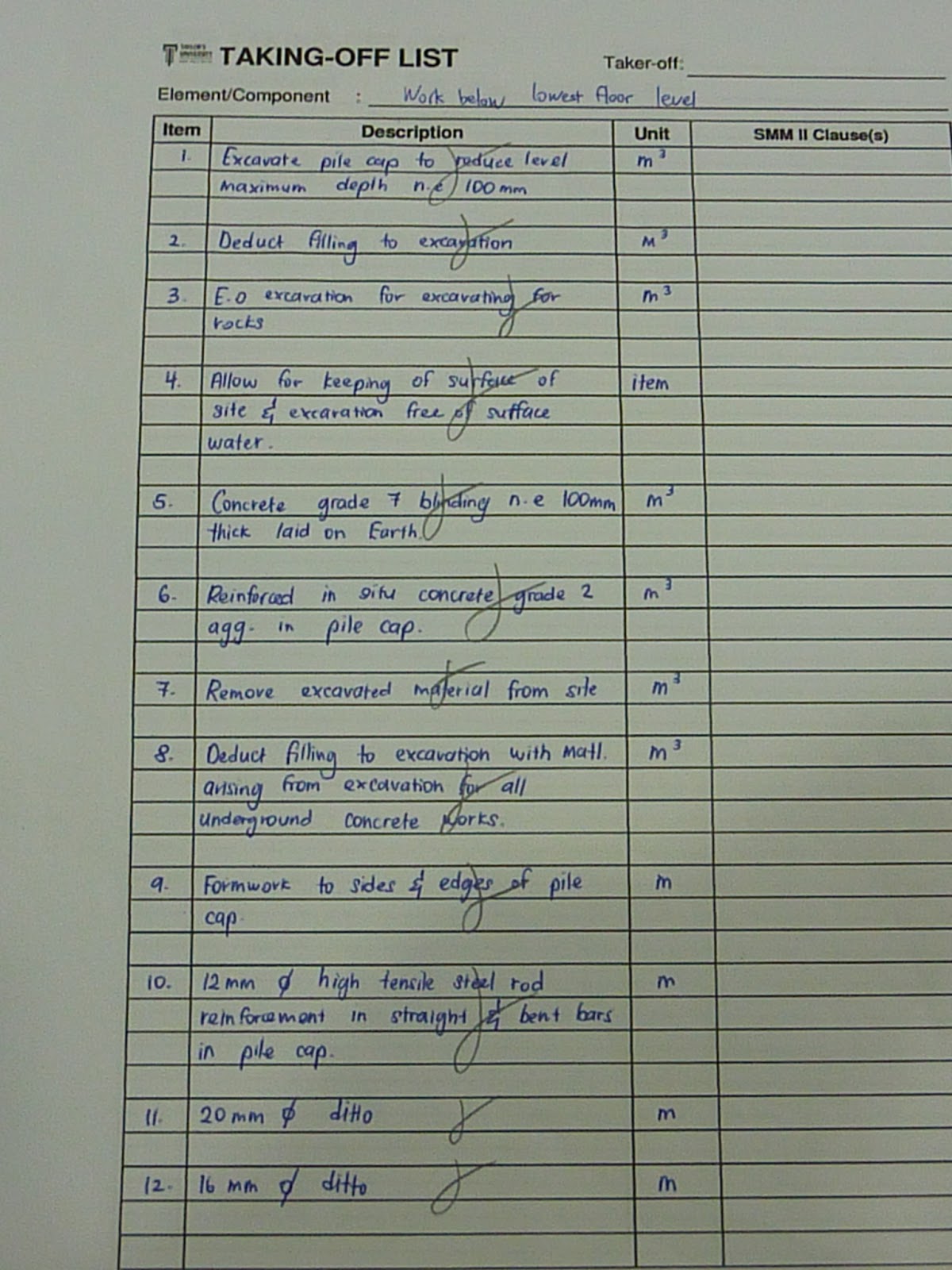 First Semester - Walking into QS: Measurement 1 - QSB1114