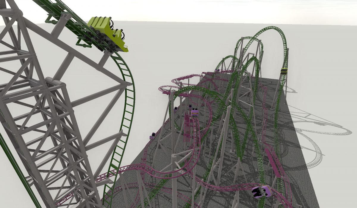 NickALive!: Two World-Record Roller Coasters Coming To Nickelodeon ...