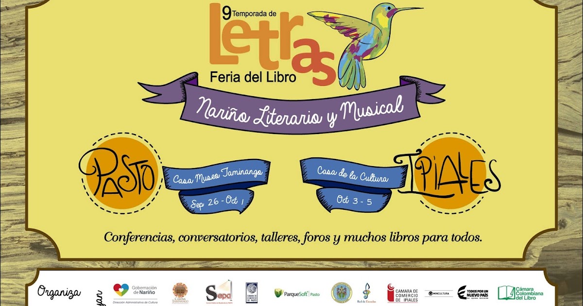 La Tierra de las Cordilleras: ¡¡¡INICIA LA 9° TEMPORADA DE LETRAS Y ...