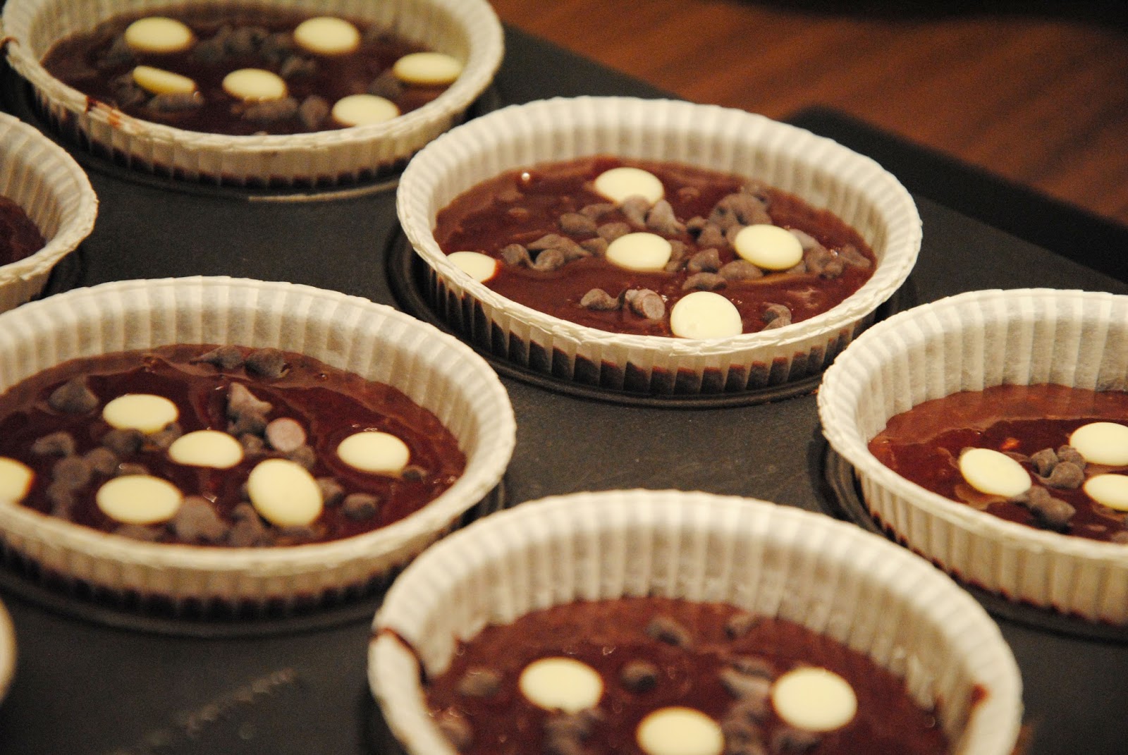 Mmmuffins&Co.: Čokoladni muffini "Quatro chocolate"