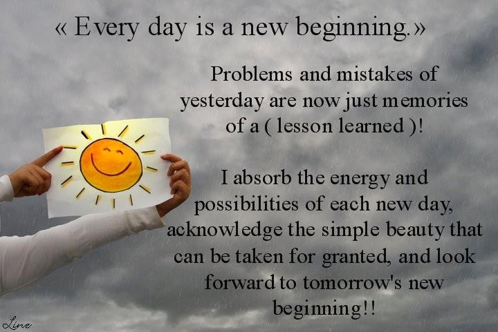 Contentment and Satisfaction: A New Beggining- A New Life and Hope