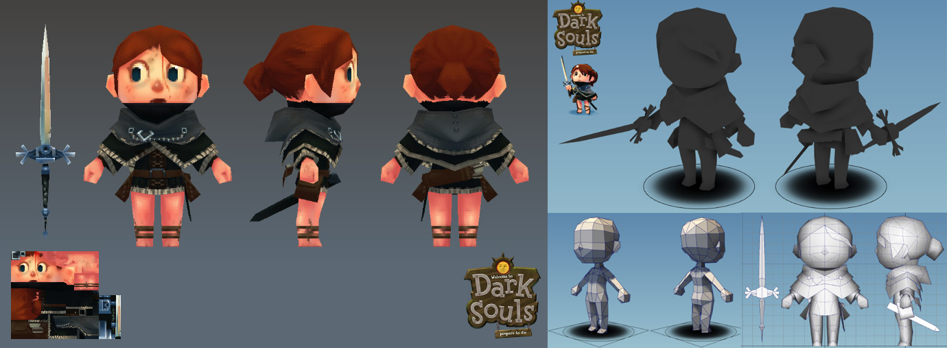 Kristen Malone | 2D / 3D Art: Week 2 - Low Poly Modeling