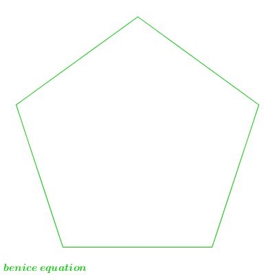 Fun math art (pictures) - benice equation: Nested Regular Polygons