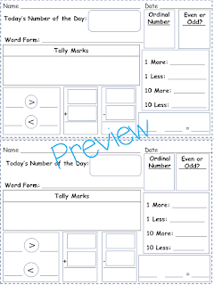 Lesson Plans & More by Mrs Wenning's Classroom!: Primary Number of the ...