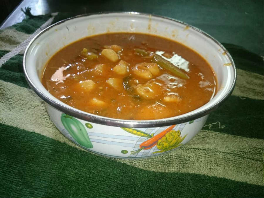 Veg fish pulusu(Chemadumpala pulusu) | Telugu Vantasala