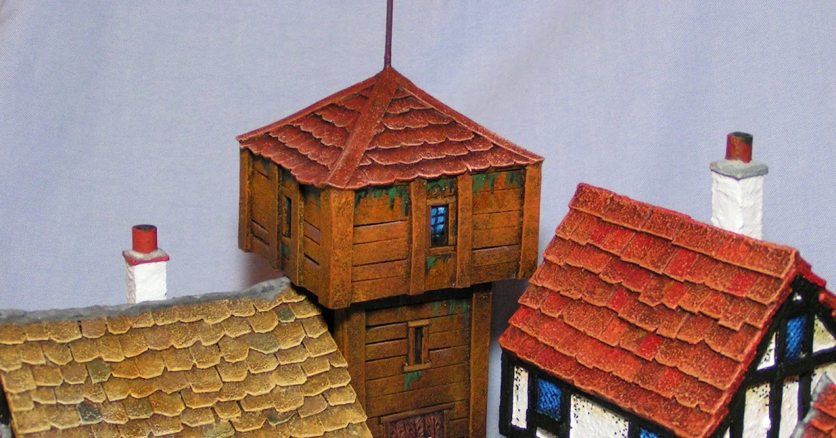 Dampf's modelling page: The Wooden Watchtower from Blood Bath at Orcs Drift