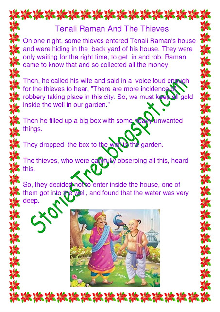 STORIES TREE: Tenali Raman And The Thieves