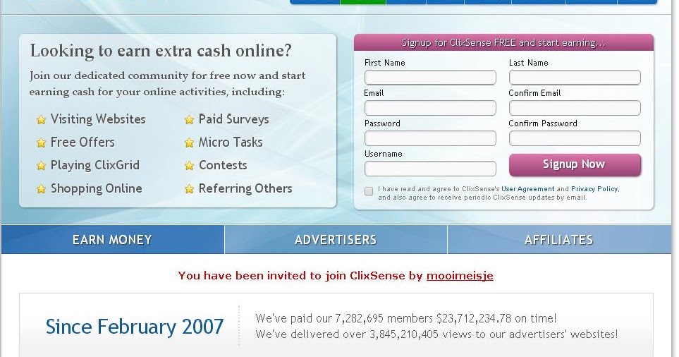 ClixSense - Best Way Information