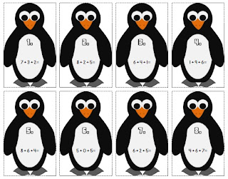 Homeschool Parent: Penguin Addition Freebie