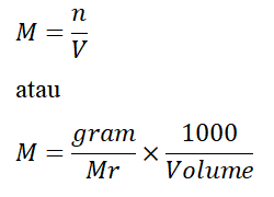 Contoh Soal Molaritas Kimia dengan Pembahasan - tugassains.com
