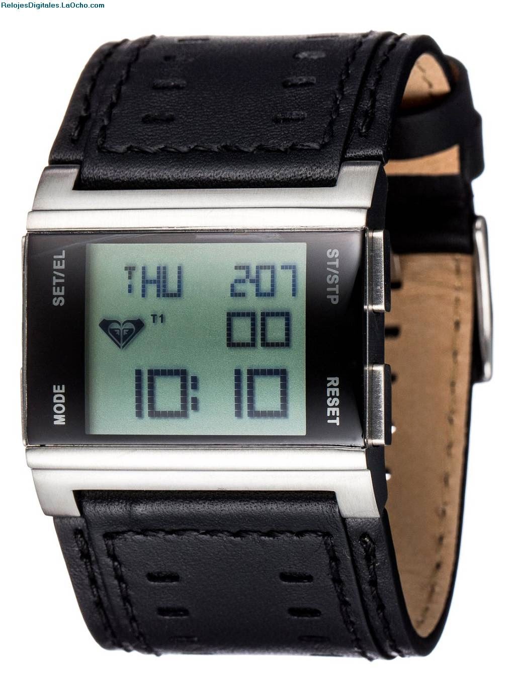 Relojes Digitales: Quiksilver Random y Roxy Wonton de acero naval ...