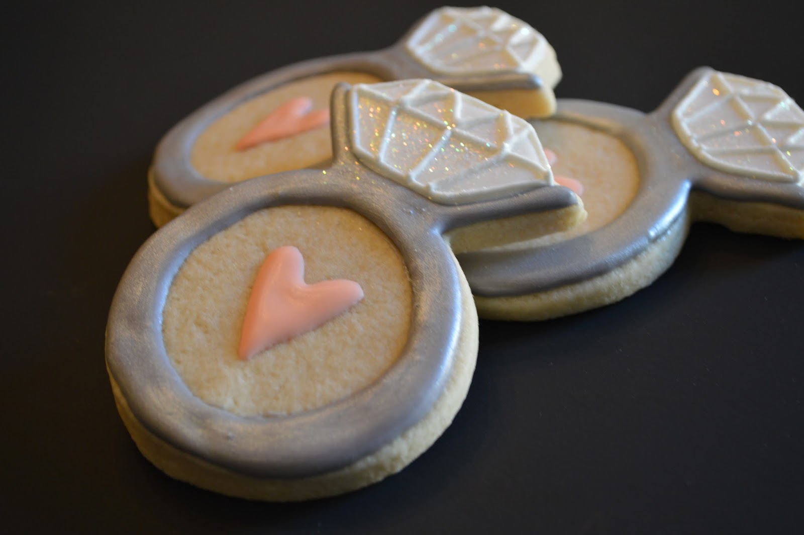 Cake Geniuses: Engagement Ring Cookies