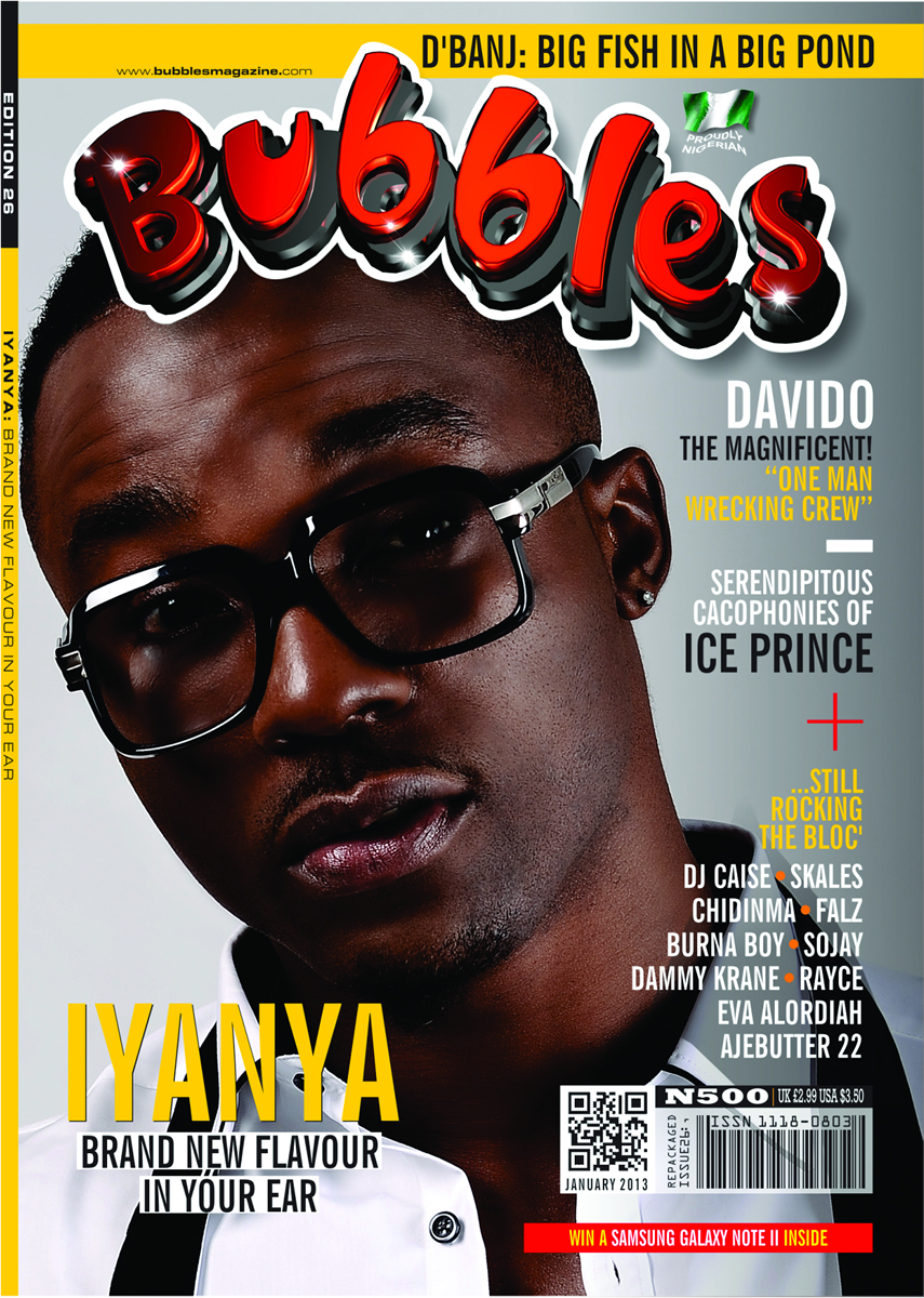 YAW'S BLOG: Iyanya Covers Bubbles Magazine Issue 26