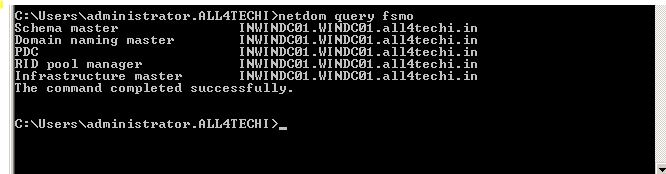 All4Techie: FSMO Roles-Move and Seize Theory