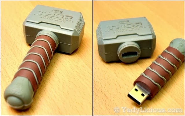 Jollibee Cheesy Bacon Mushroom Champ and Thor Mjolnir 1GB USB Promo ...