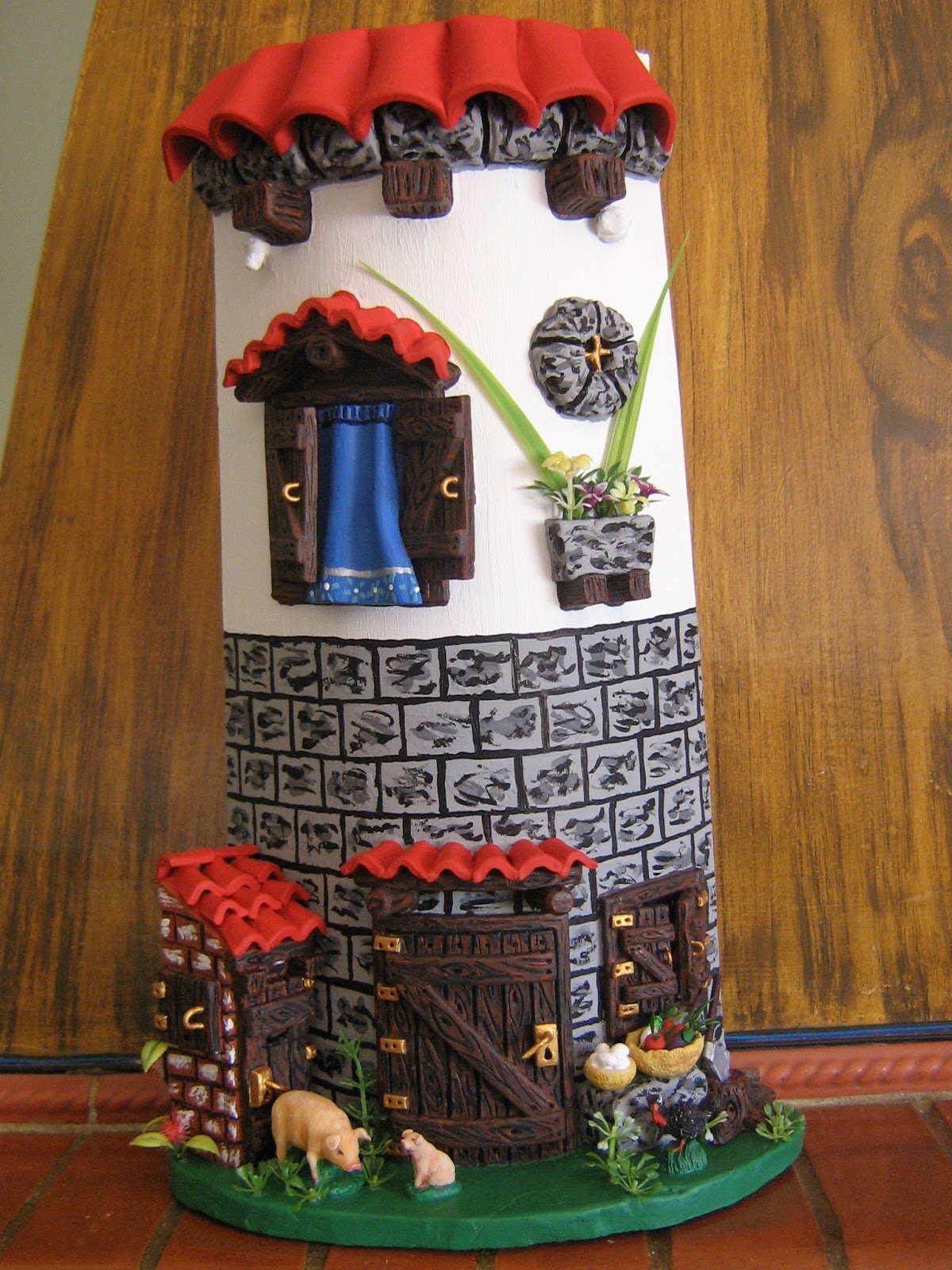 TEJAS DECORADAS DE JESSI: TEJA RÚSTICA