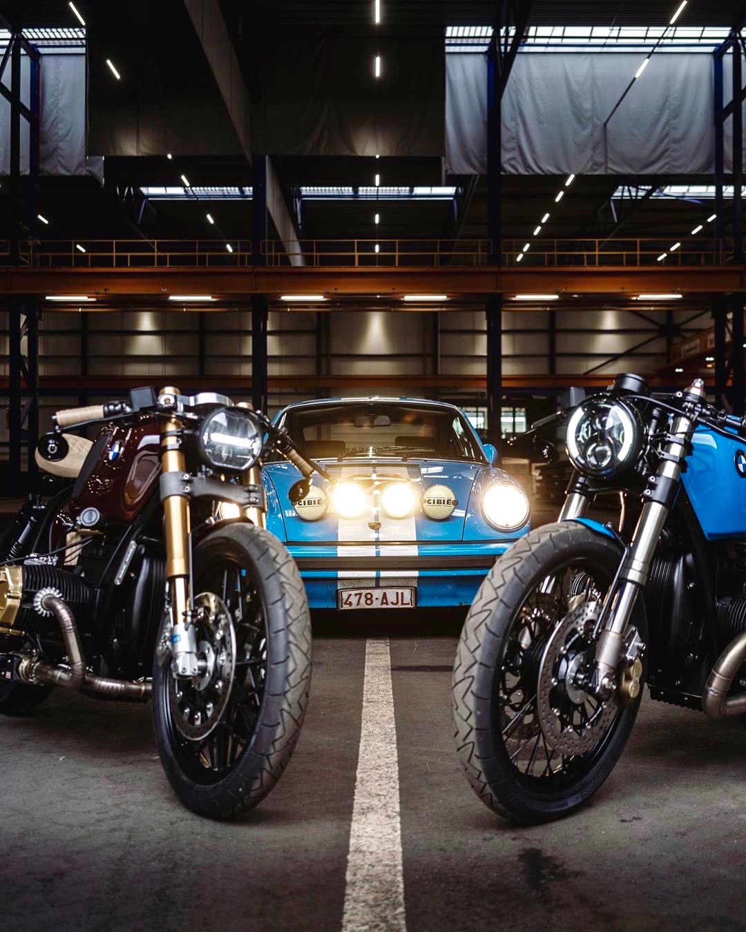 The Ironwood Beemers - Inazuma café racer