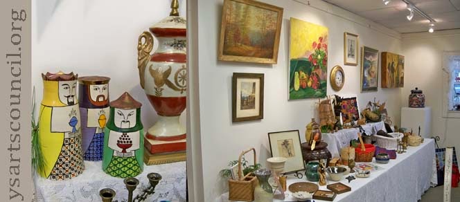 Yellow Springs Arts: FANTASTIC ART JUMBLE Sale and WIndow Display