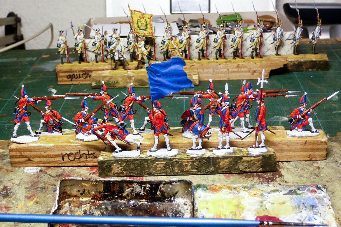 My Seven Year's War: My SYW Workbench – British, Hannoverians, & Saxons