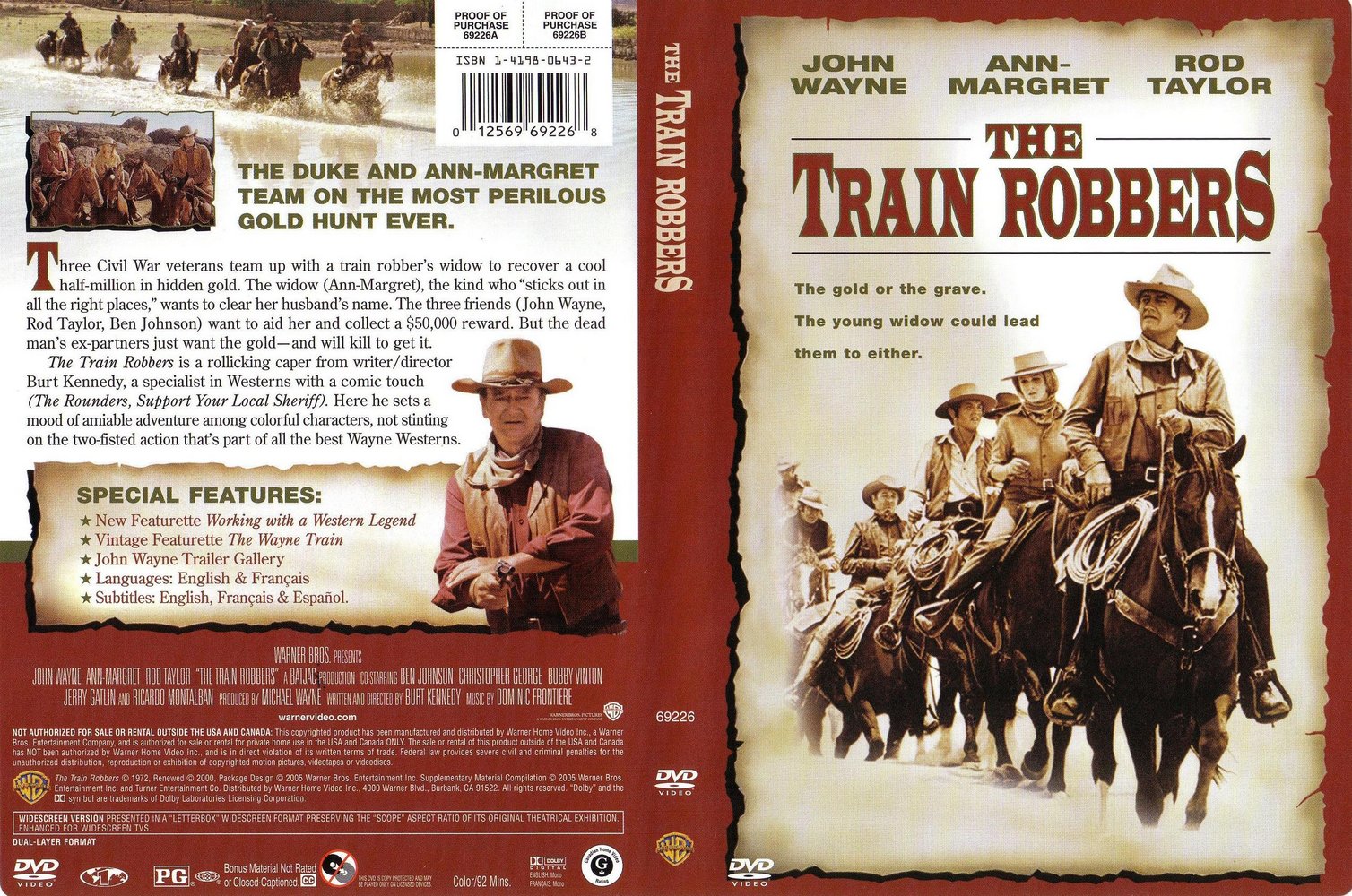 CULTFOREVER: THE TRAIN ROBBERS WESTERN 1973