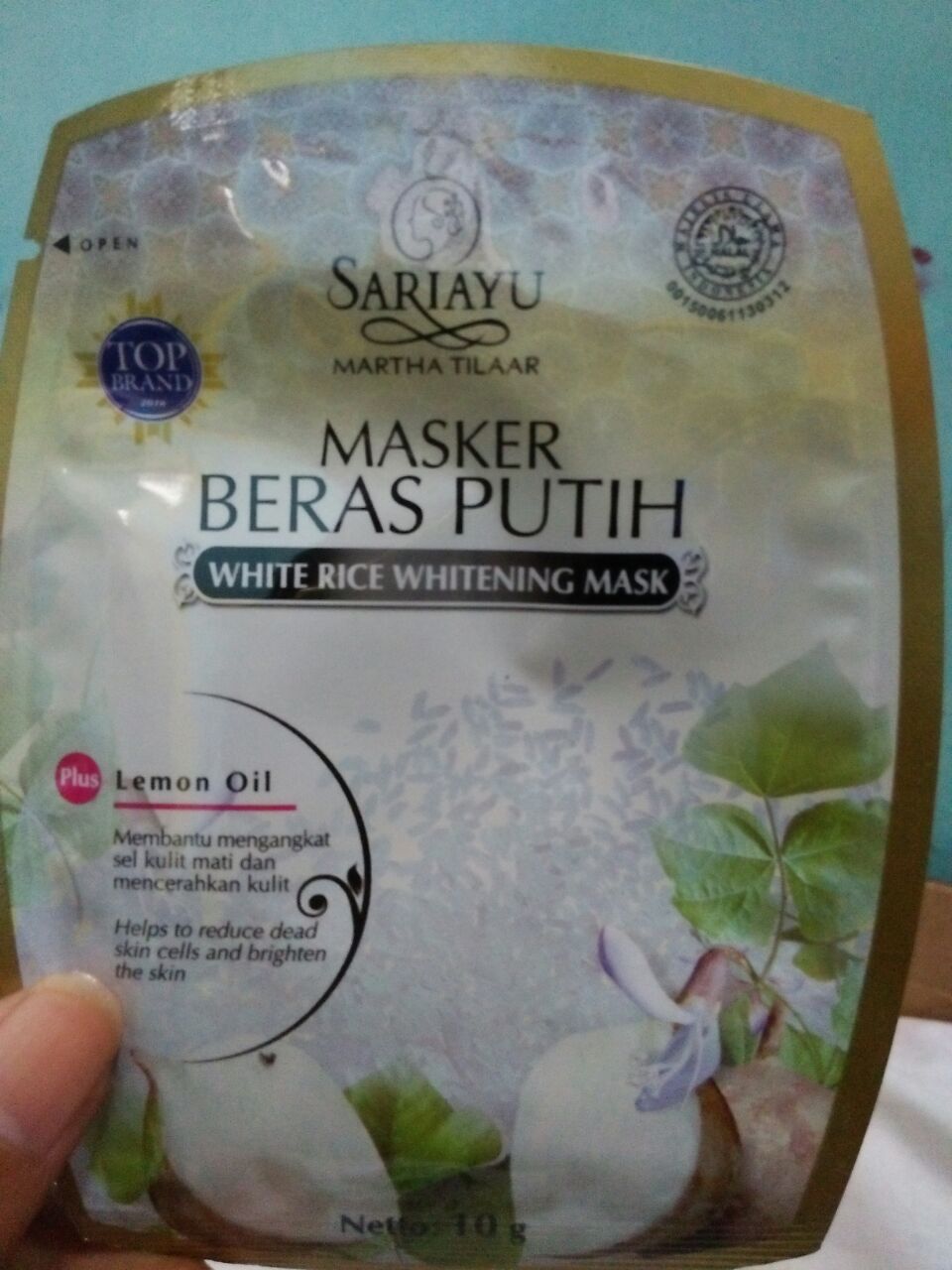 [Review] Masker Sariayu Seri Beras