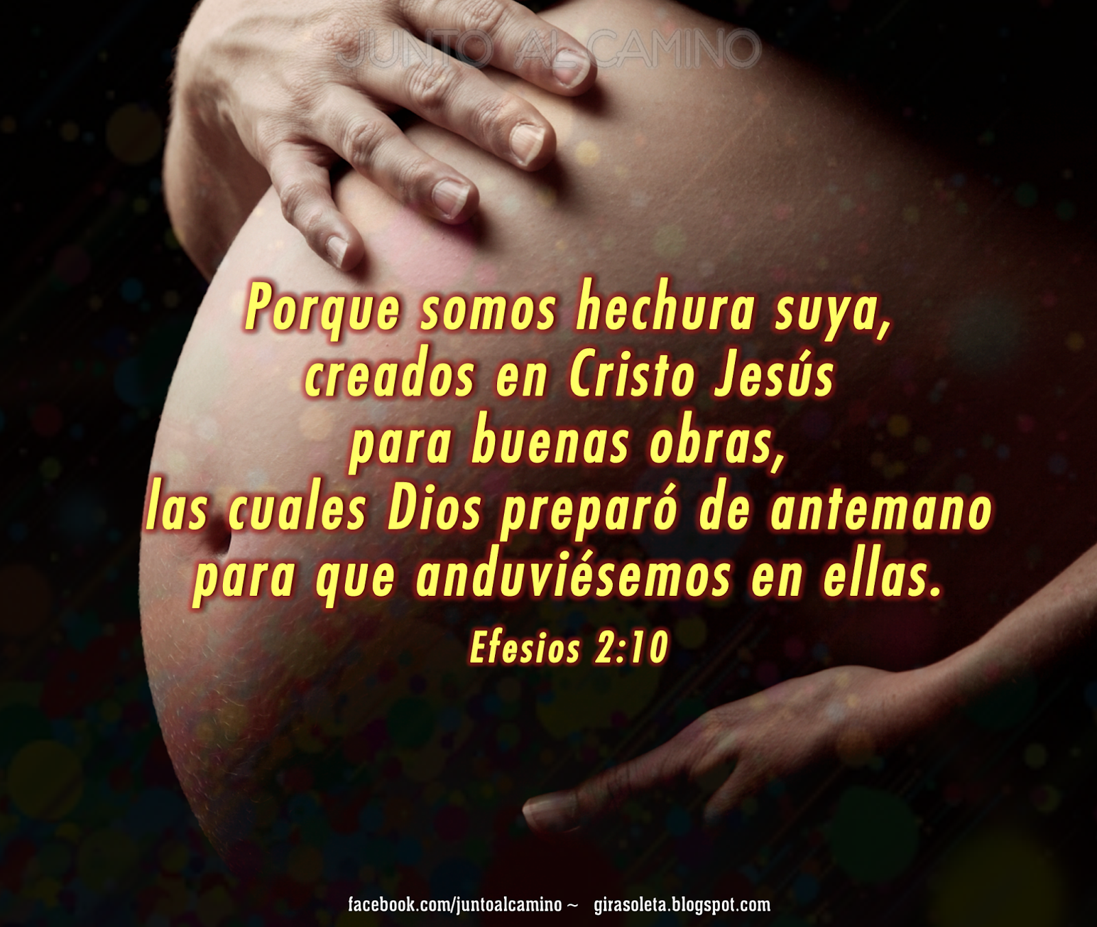 Junto al Camino: SOMOS HECHURA SUYA