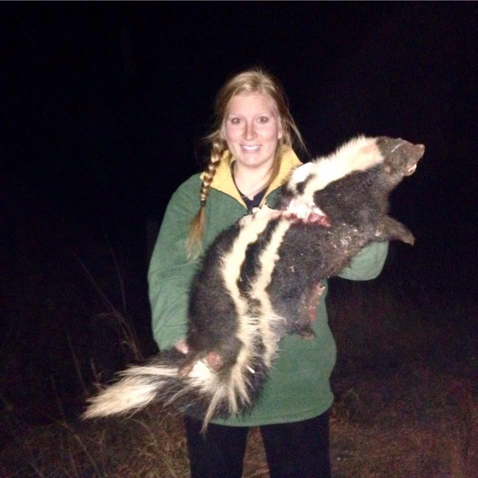 Skye Goode: Huge Wisconsin Roadkill Skunk