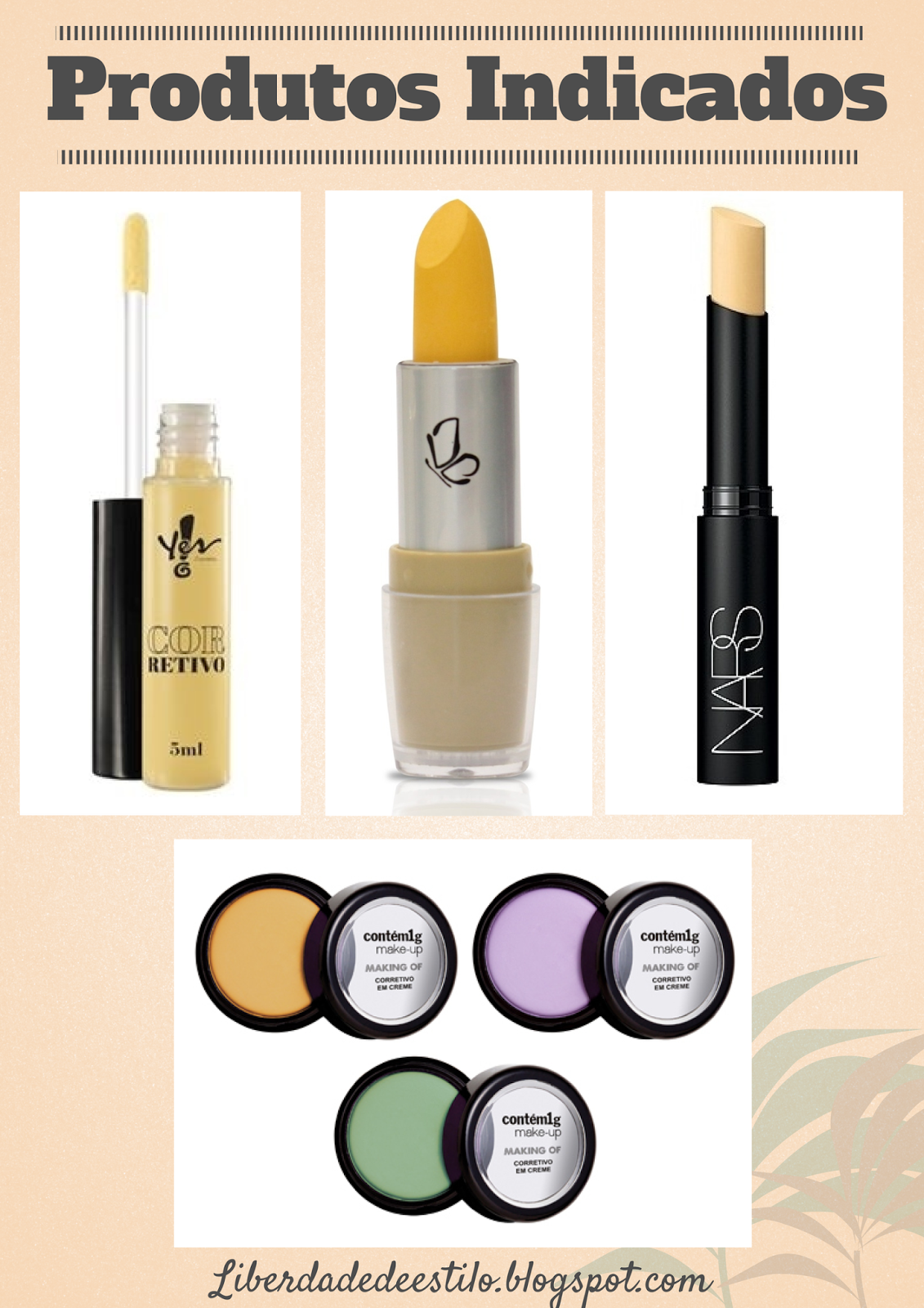 Corretivo {Quais tipos e como usar?} ~ Parte de Minha História