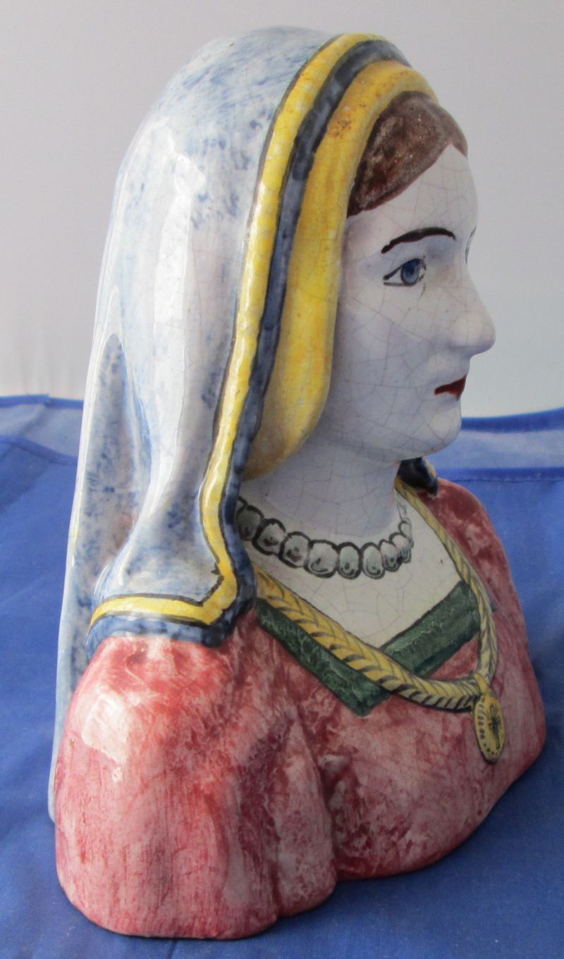 CA Bust of Anne of Bretagne, circa 1900 "SOLD"