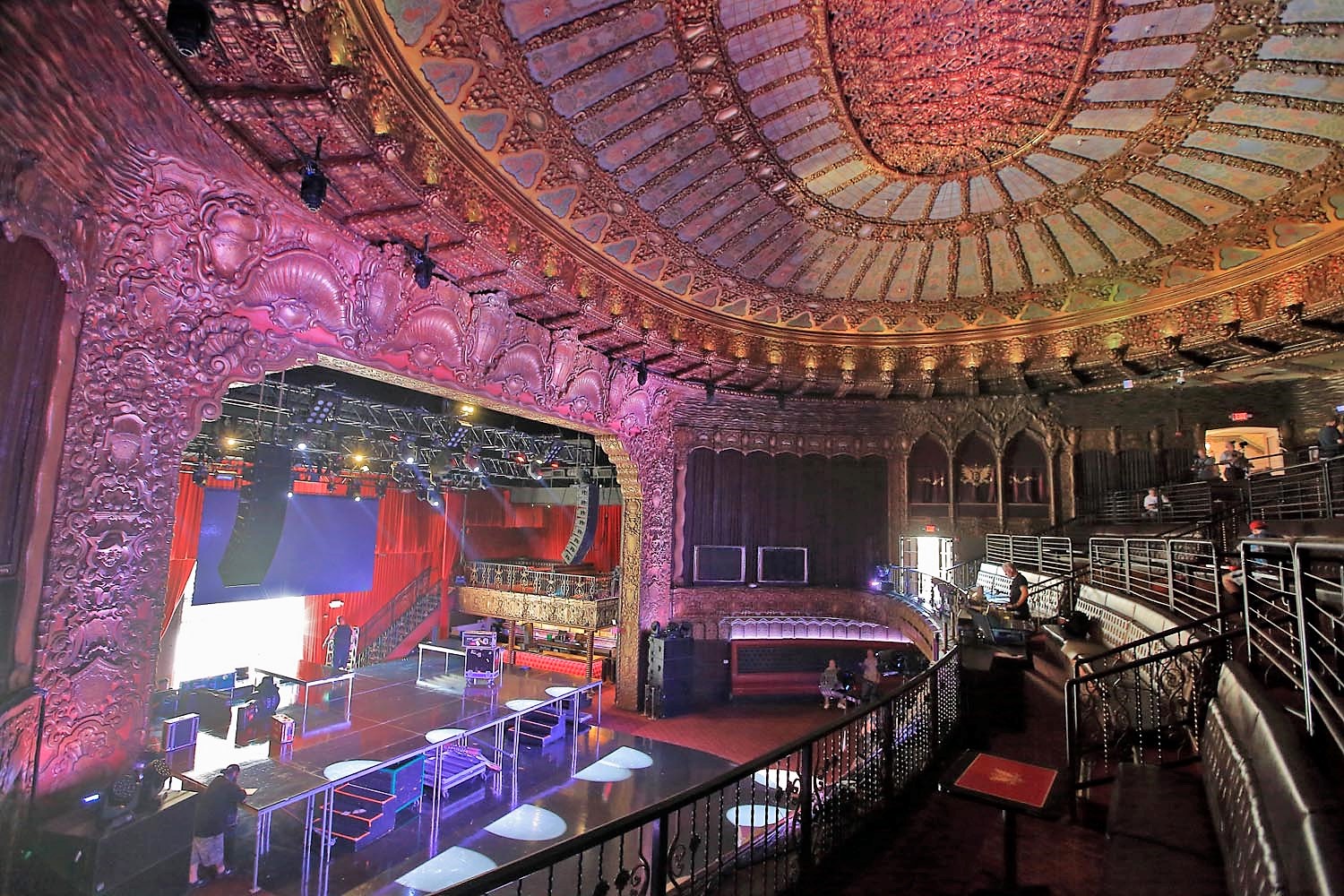 Los Angeles Theatres: Belasco Theatre: backstage
