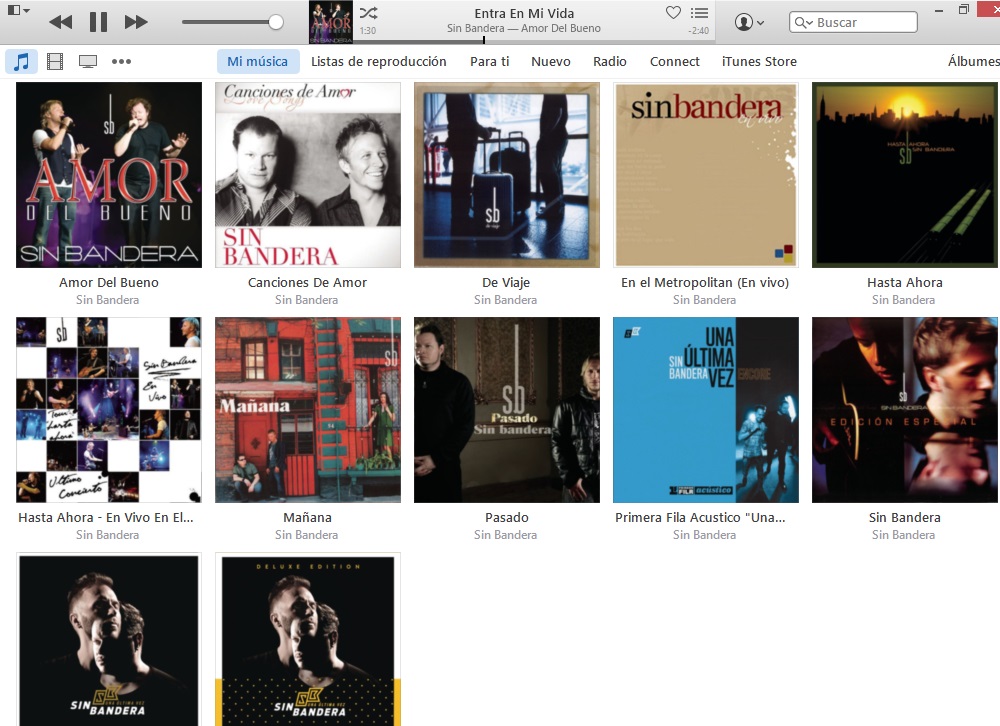 DISCOGRAFIA DE SIN BANDERA