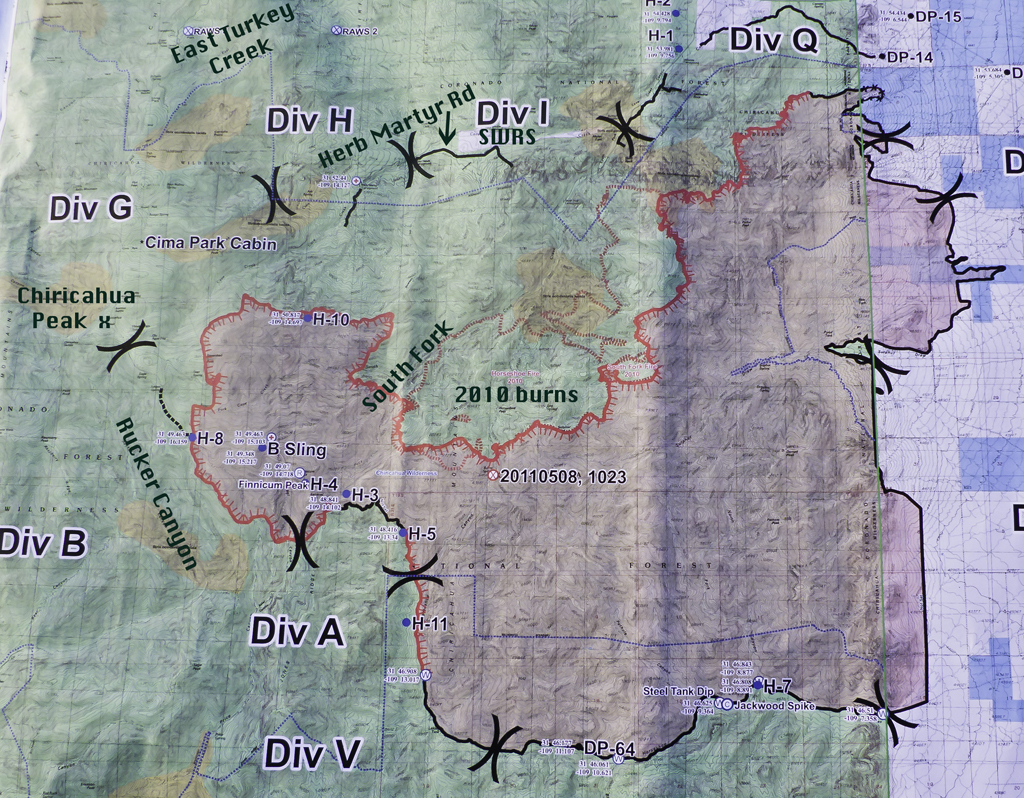 Art and Other Adventures with Narca: The Burn-out in Cave Creek Canyon