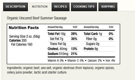 Foods By God: Salami and Cheese