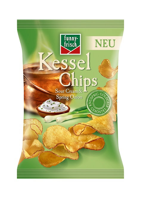 Cremig-frisch und knusprig-lecker: funny-frisch Kessel Chips Sour Cream ...