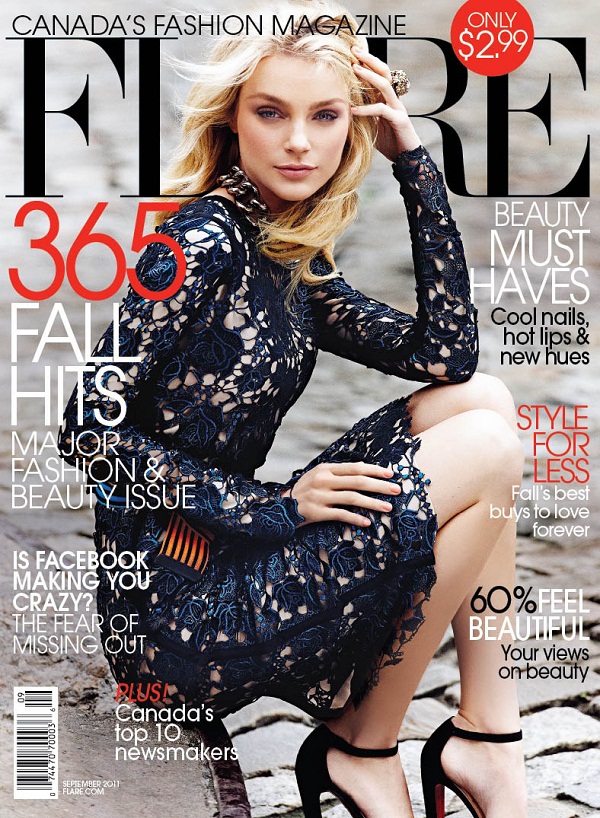 Jennifer Lawrence Flare Magazine Cover