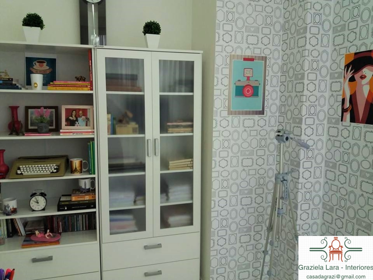 Tour pelo meu Escritório - Móveis Novos! | Construindo Minha Casa Clean