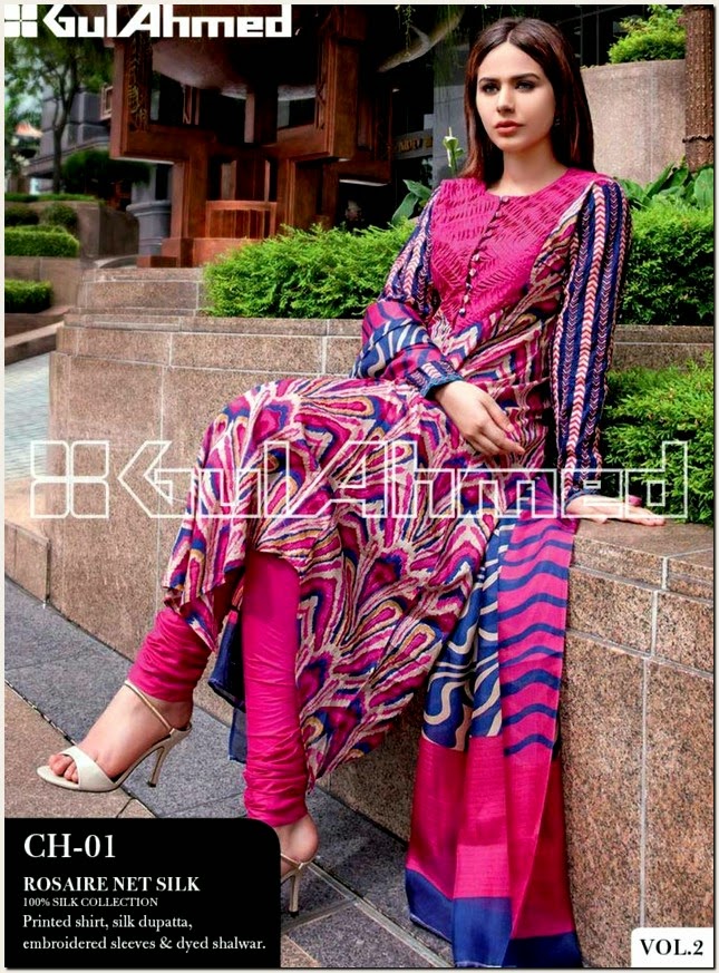 Gul Ahmed Lawn Prints |Summer Collection in Pakistan 2014