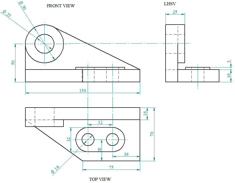 Orthographic Projection - Example