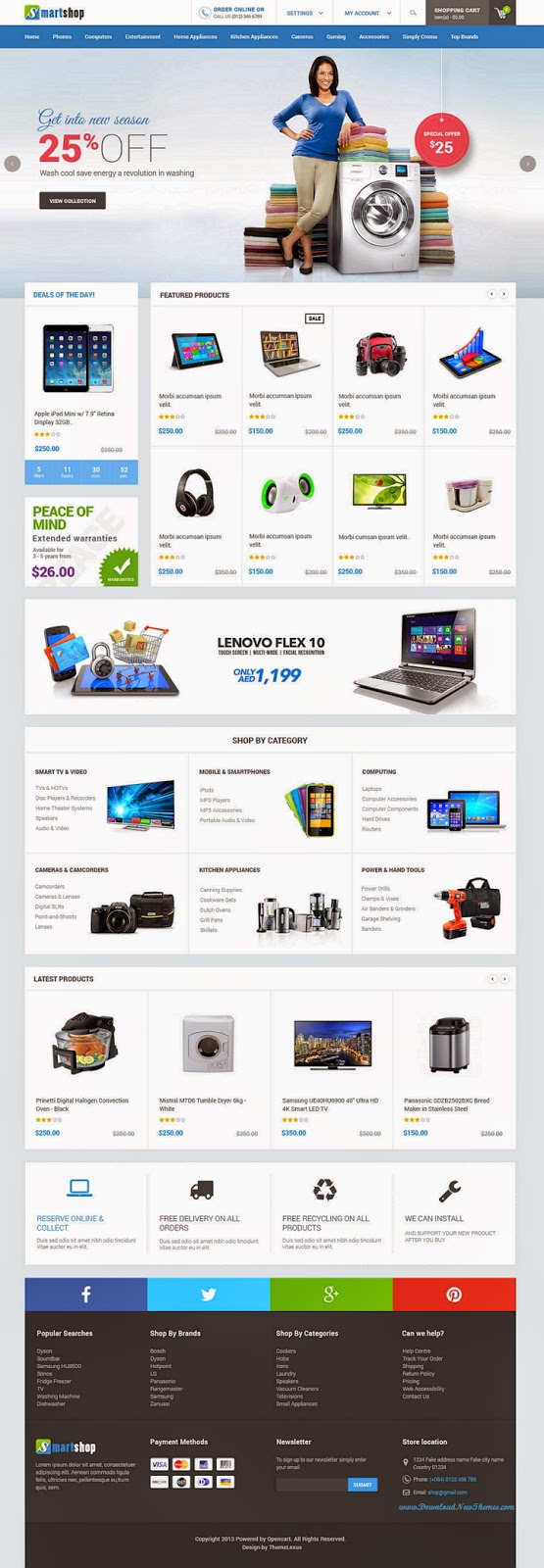 Ves Smartshop New Flat Design Magento Theme - Download New Themes
