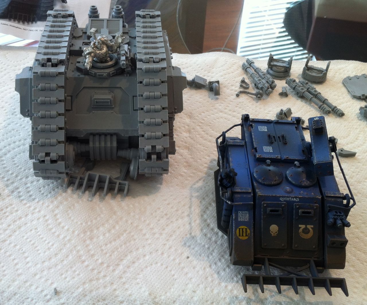 40k Hobby Blog: Ultramarines Land Raider Prometheus