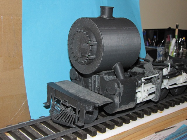 Model Locomotive with 3D Print Technology: Boiler - Smokebox Design