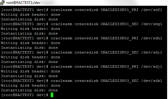 My Oracle How To Configure And Create Asm Disks Using Asmlib