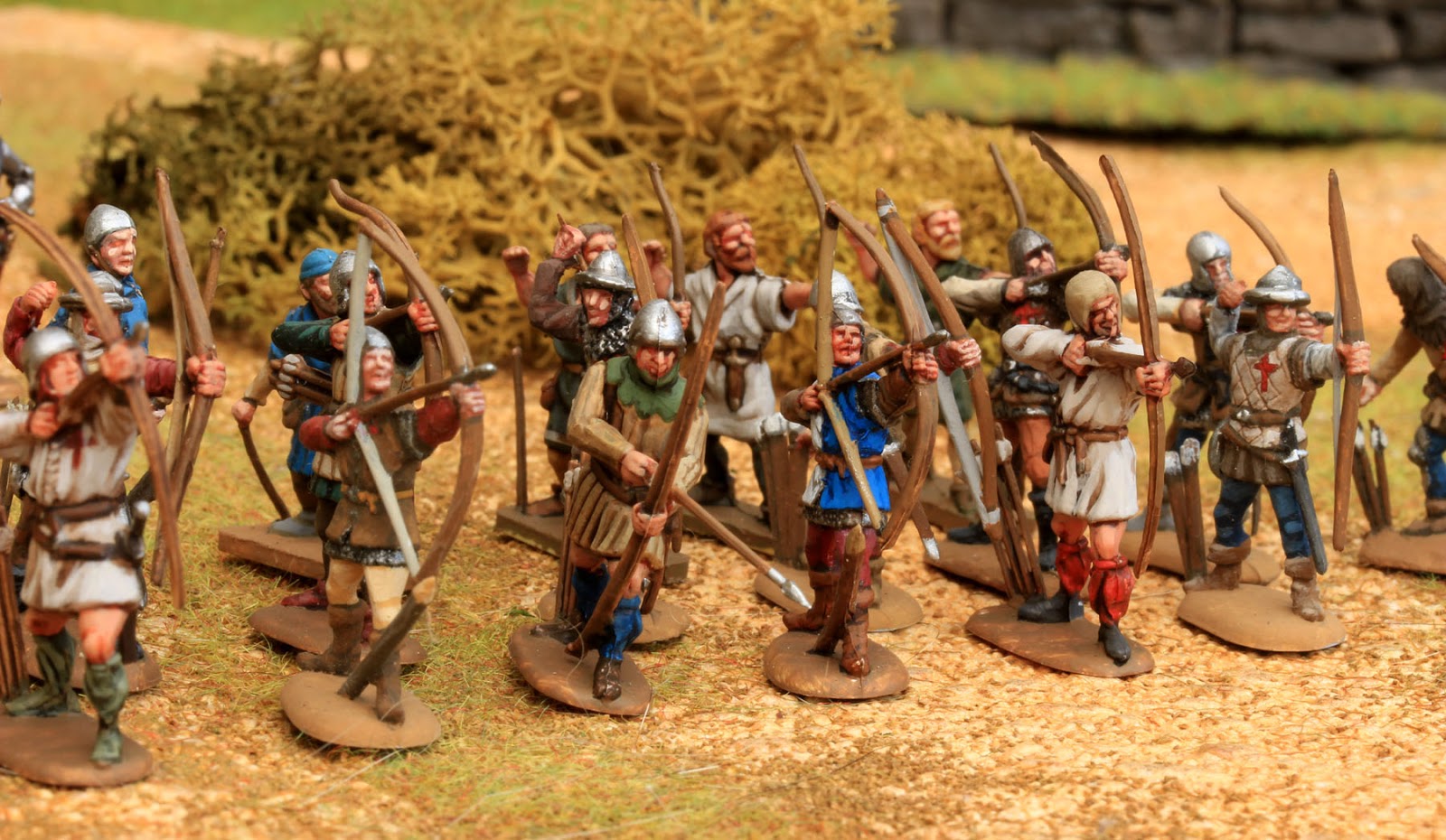 Philotep's 1/72 Minis Kingdom: English archers in the Hundred Years War