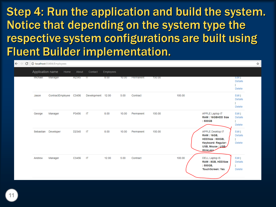Sql server, .net and c# video tutorial: Fluent Builder Design Pattern ... Sql server, .net and c# video tutorial: Fluent Builder Design Pattern ...