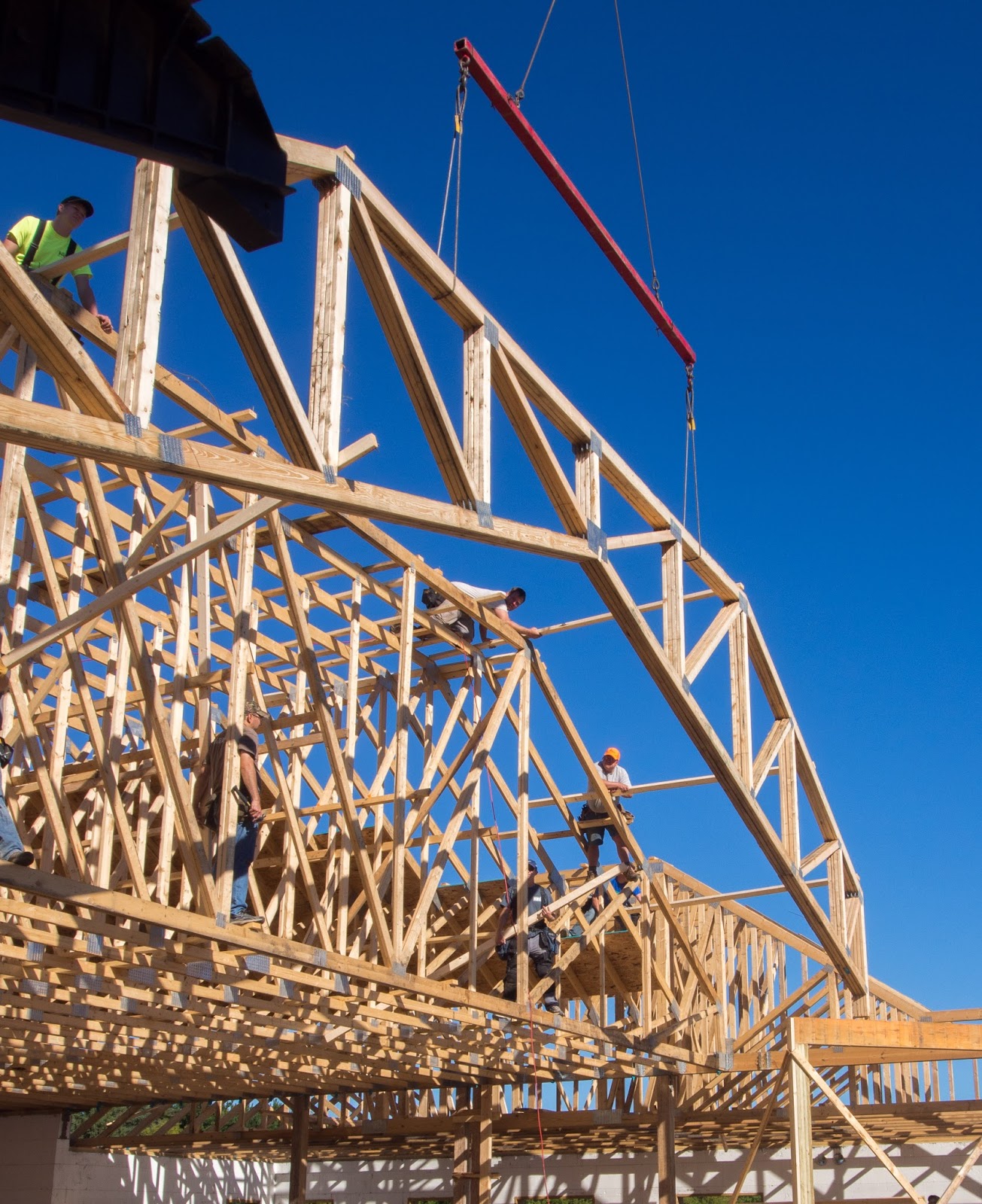 LLCER Building Project: September 10 - Finishing the Last Large Trusses ...