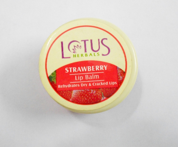 Lotus Herbals Strawberry Lip Balm Review and Swatches