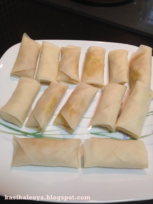 The Kasihs: RESEPI POPIAH GORENG PALING SIMPLE DALAM DUNIA.