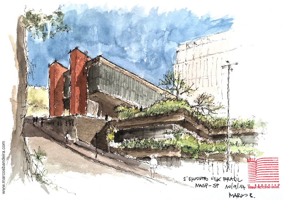 2º Encontro Urban Sketchers Brasil - SP 2017